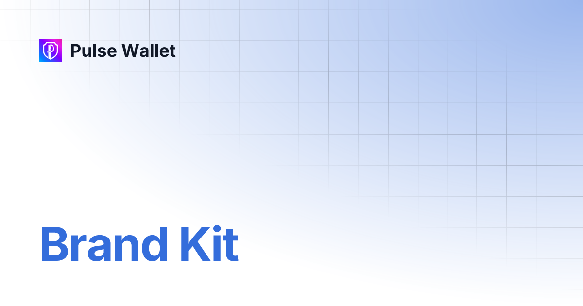 Brand Kit | Pulse Wallet
